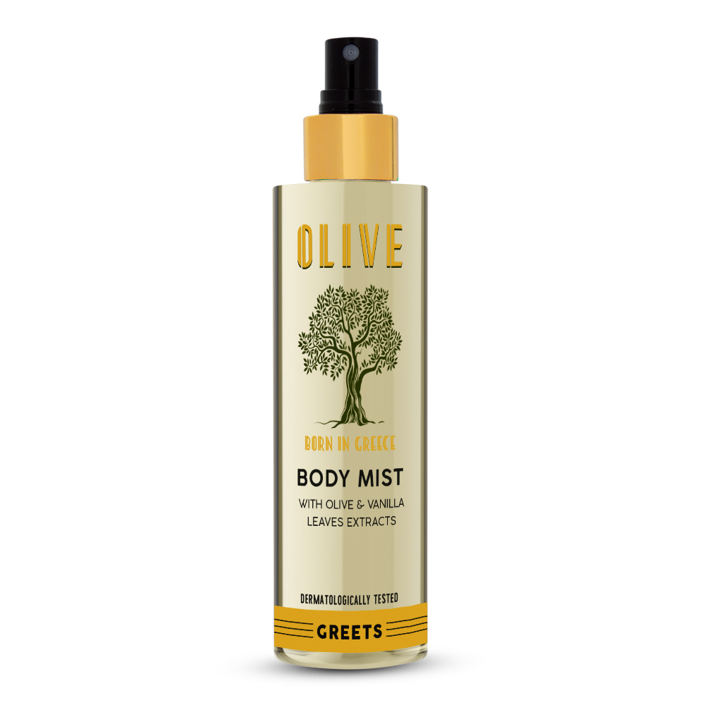 GREETS | Moisturizing Body Mist with Olive & Vanilla Leaves Extracts 200ml
